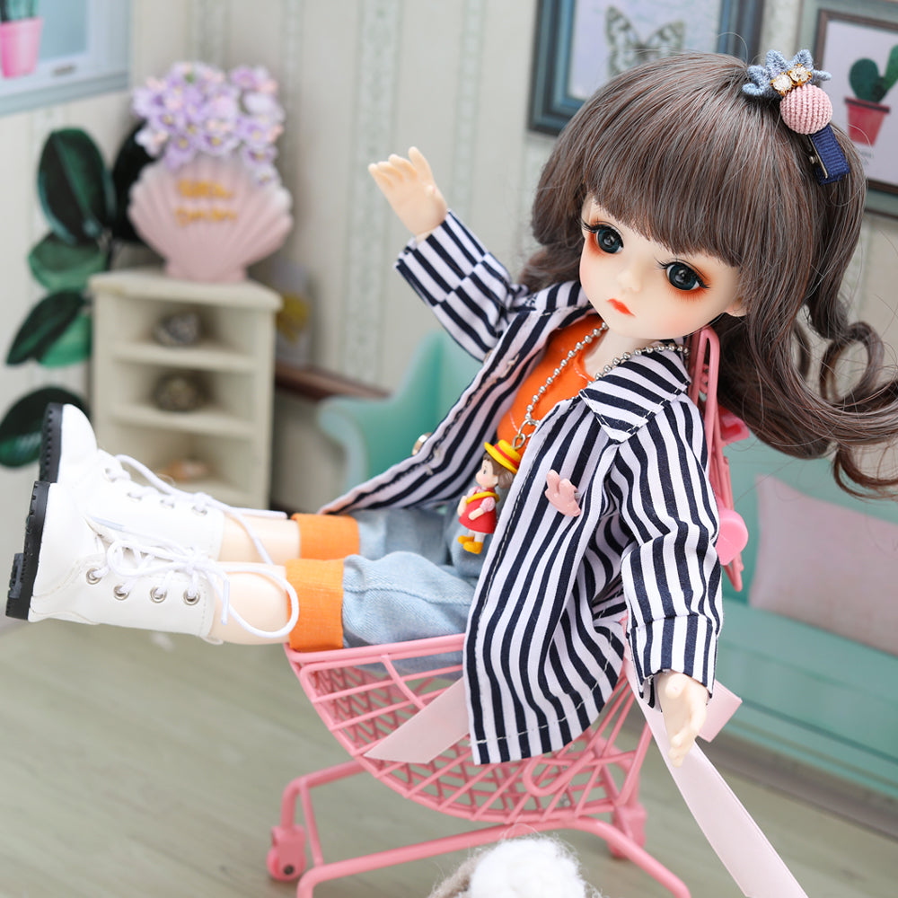 UCanaan BJD Doll, 1/6 SD Dolls 12 Inch 18 Ball Jointed Doll DIY Toys w ...
